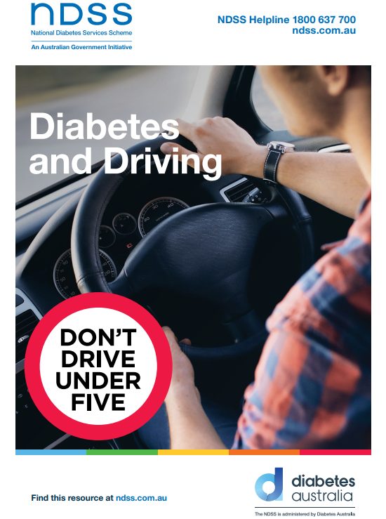 Diabetes and Driving Booklet NDSS and Diabetes Australia | South ...